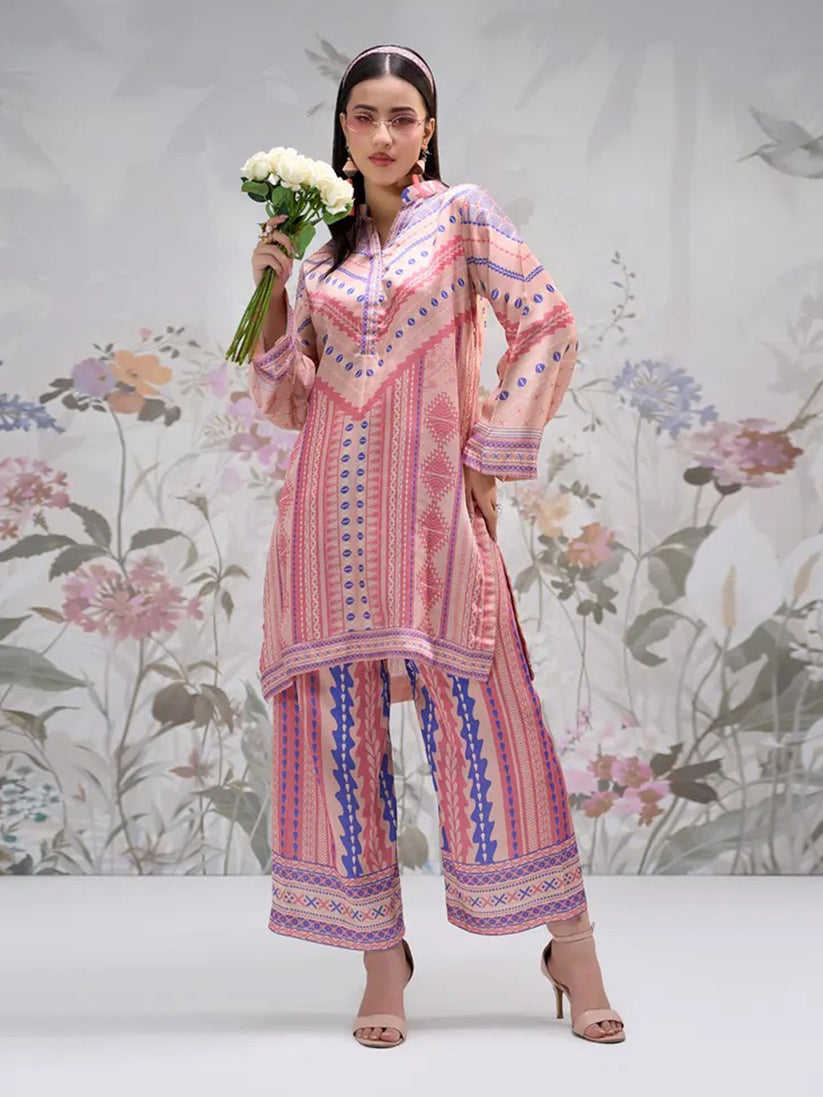 Regalia Luxe Silk 2-Piece Suit - Pink – MOMINA - Designer Outfit Collection